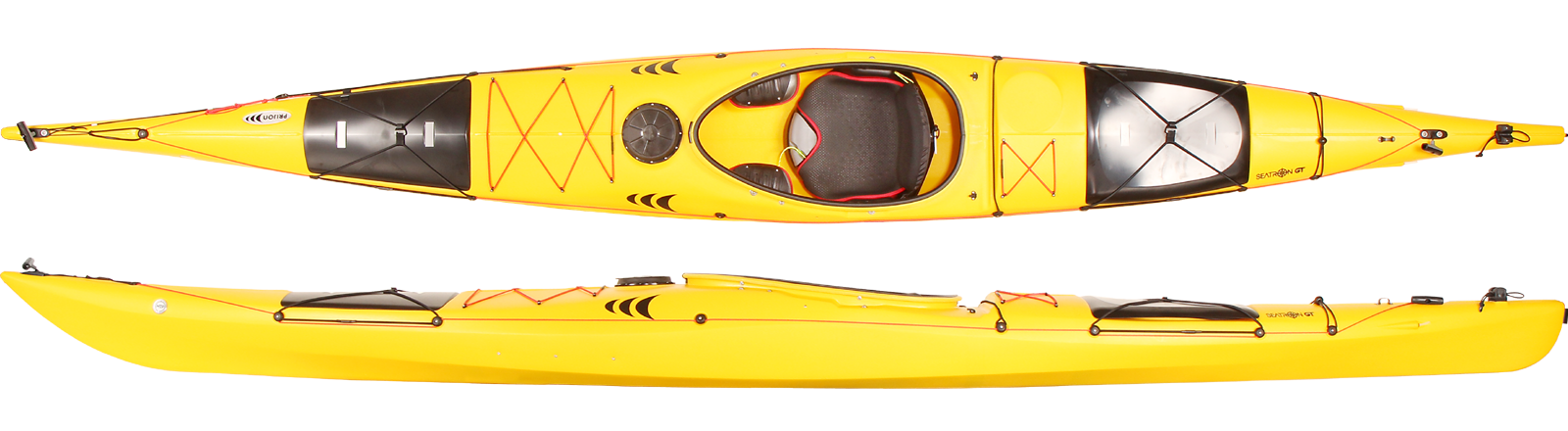 the prijon seatron gt is a medium to high volume multi day sea kayak ...